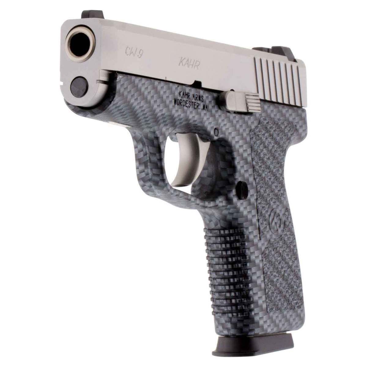 Kahr CW9 3.6in Stainless/Carbon Fiber Pistol - 7 Rounds - Kahr Arms