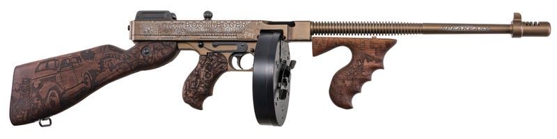 Auto-Ordnance Bootlegger 1927A-1 Burnt Bronze .45 ACP 16.5" Barrel 50 ...